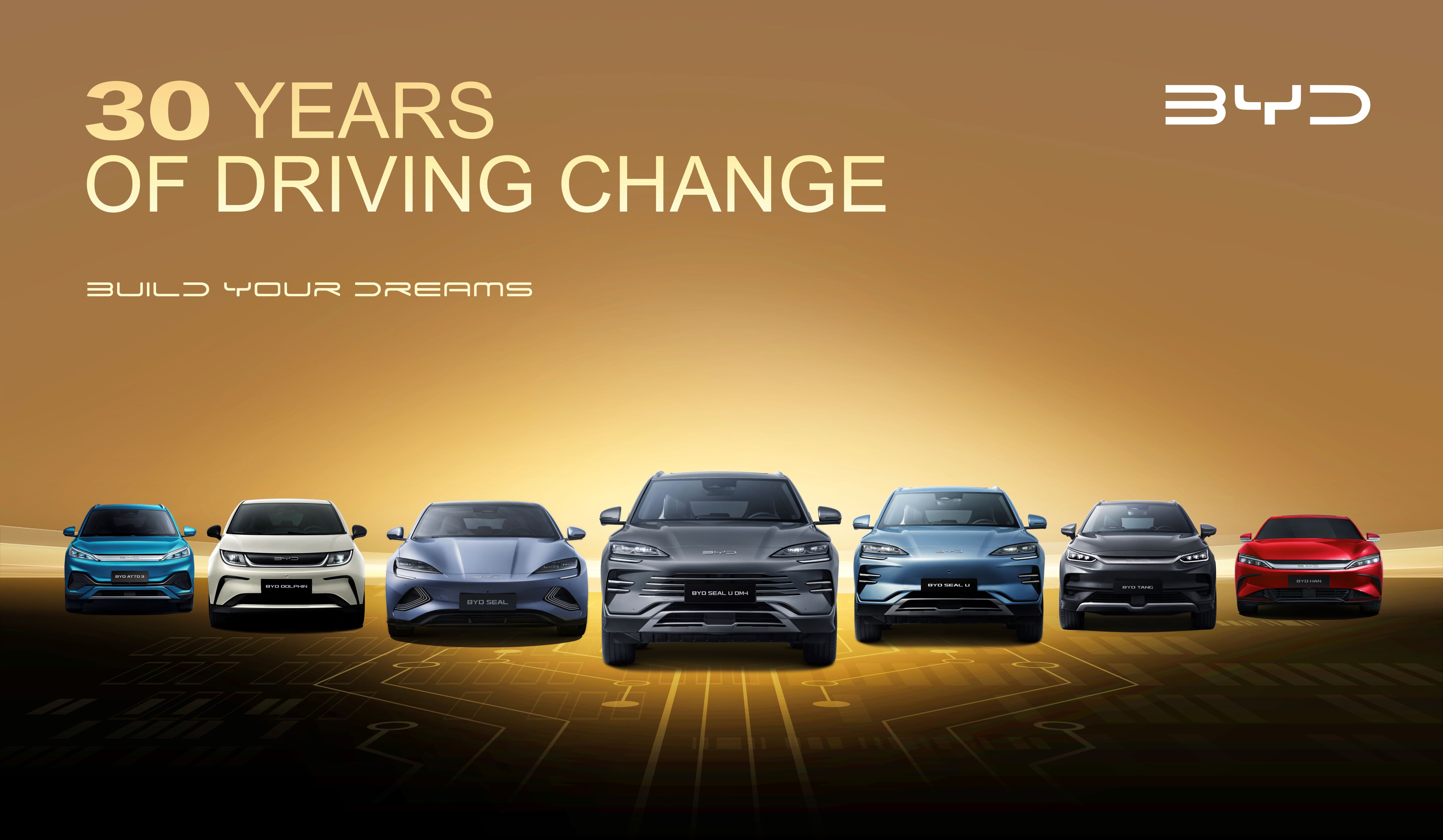 BYD, 30. yaşını özel bir etkinlikle kutluyor