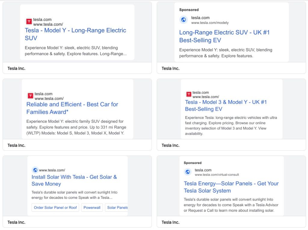 Tesla ha iniziato a fare pubblicità. Ecco i banner su Google
