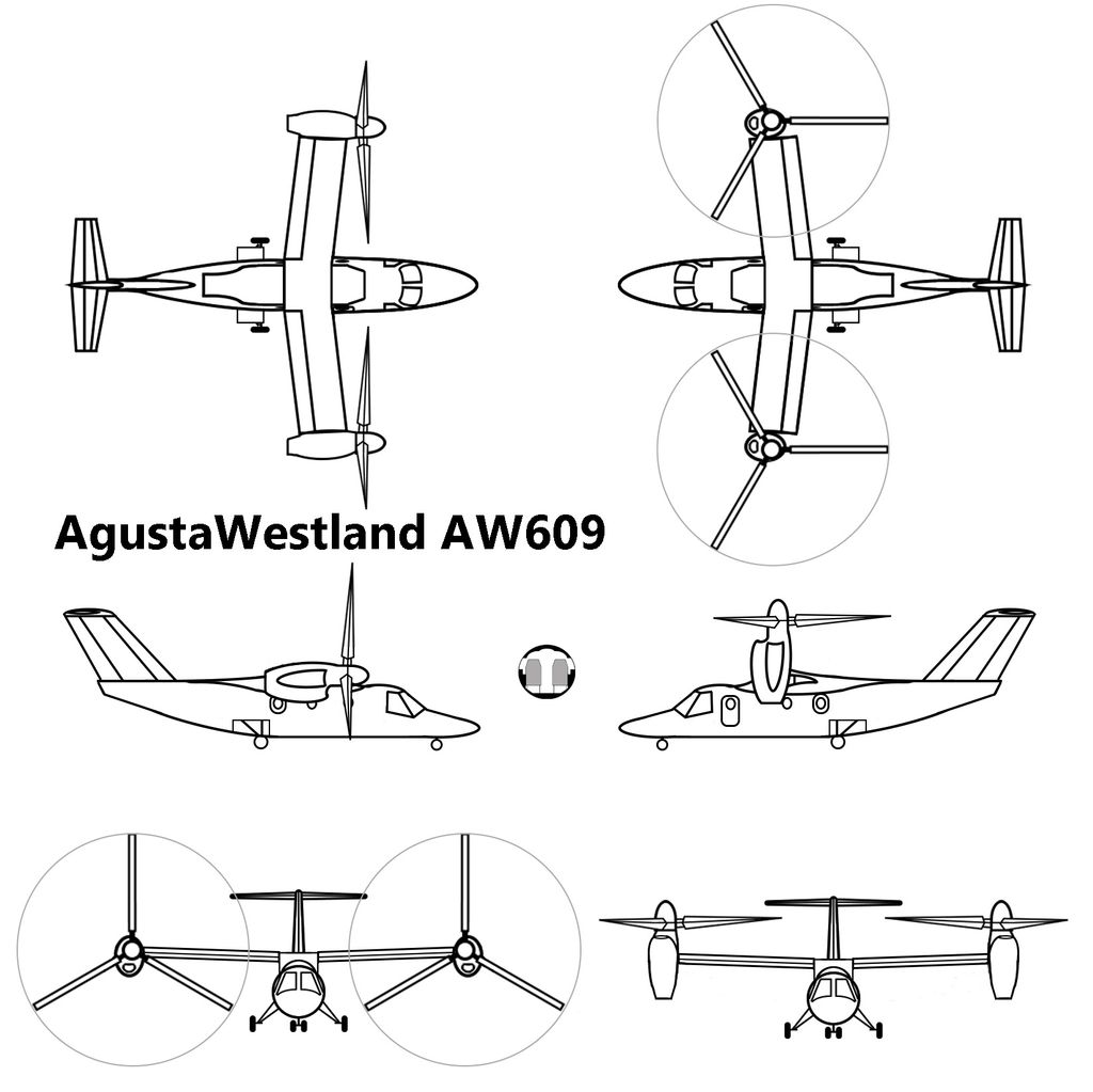 AW609: la aeronave rotor basculante completa sus tests en altamar
