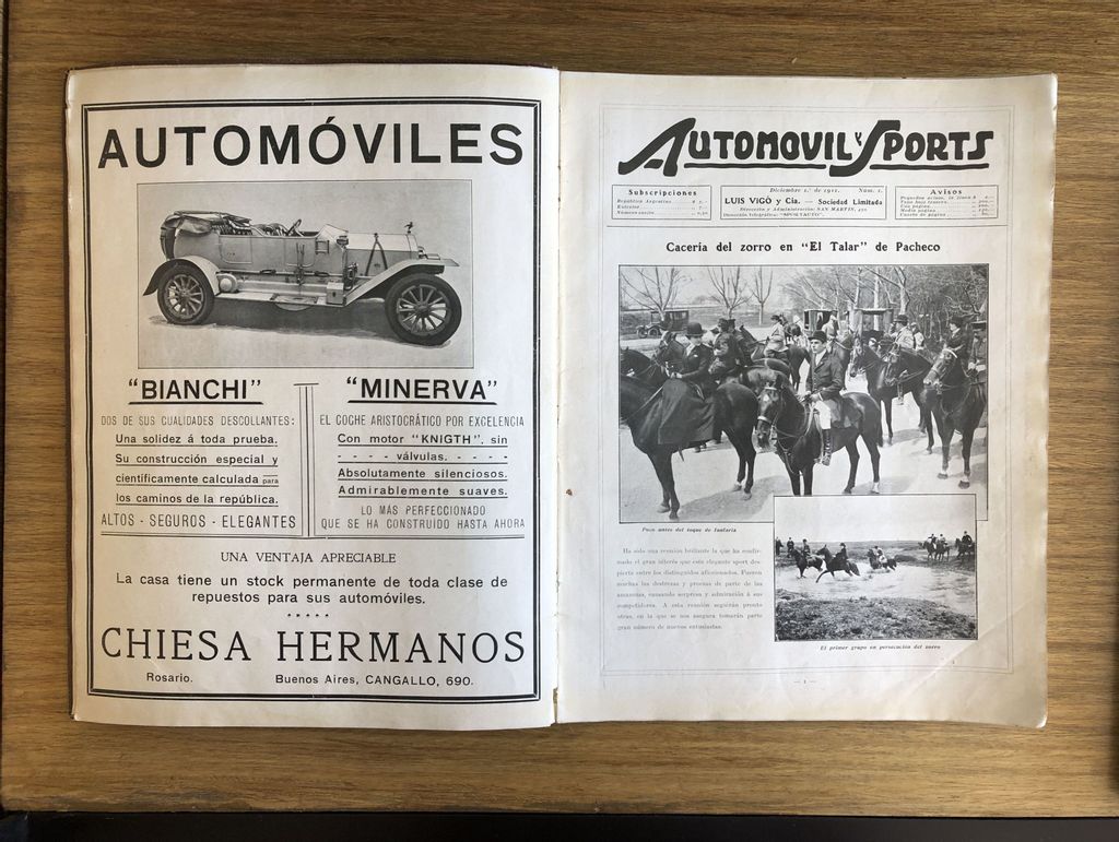“Automóvil y Sports”: aparecieron ejemplares de la primera revista de ...