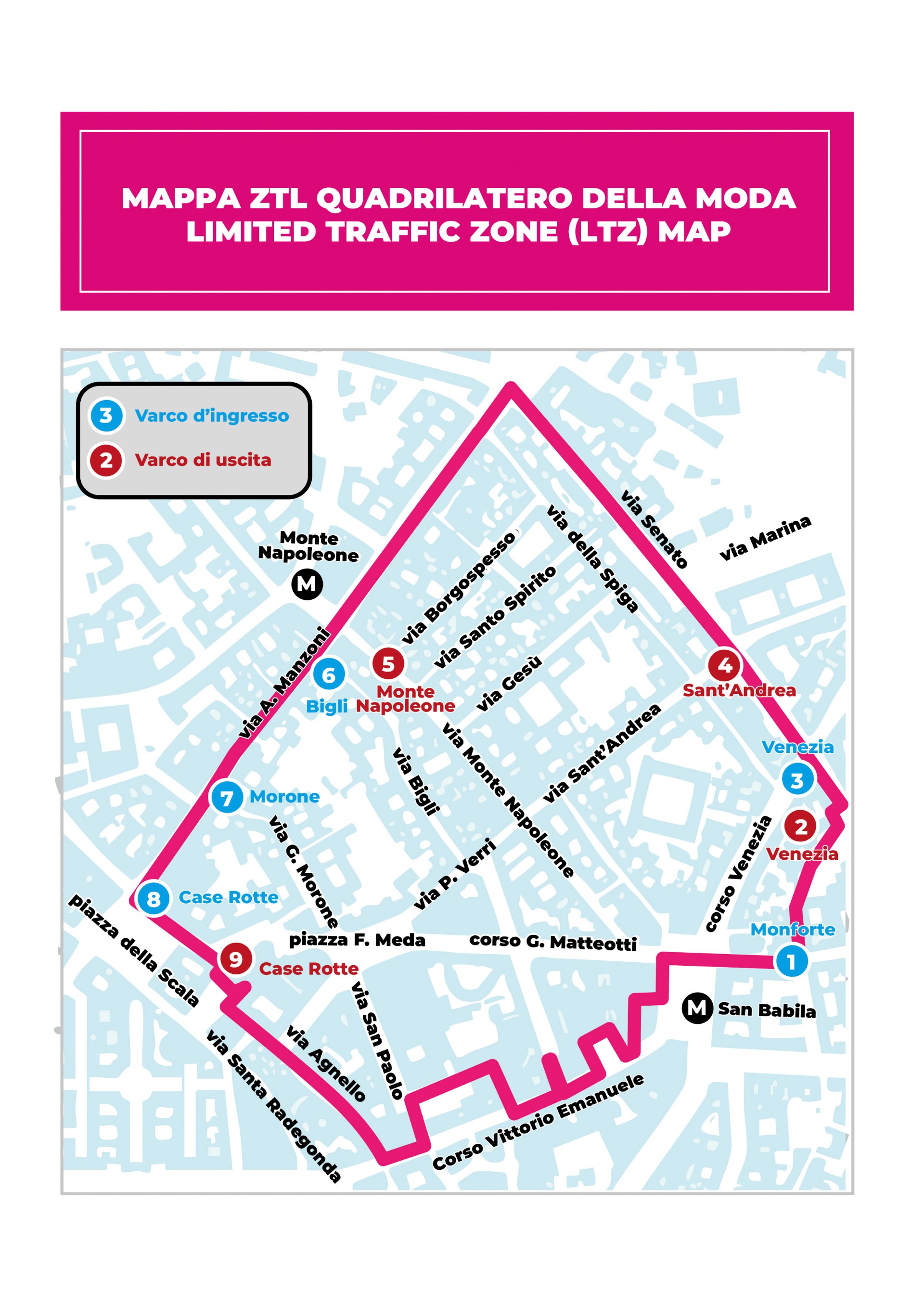 La nuova ztl di Milano è attiva