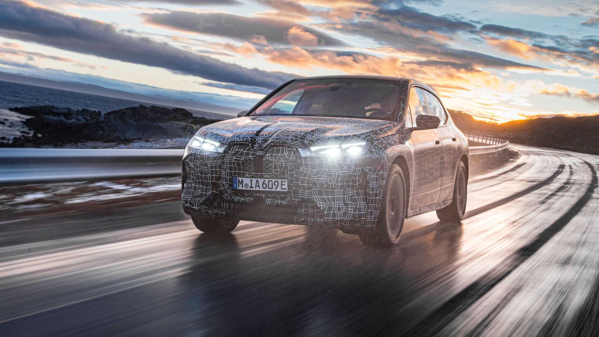 Check Out This Excellent Gallery Of The BMW iX Cold Weather Testing