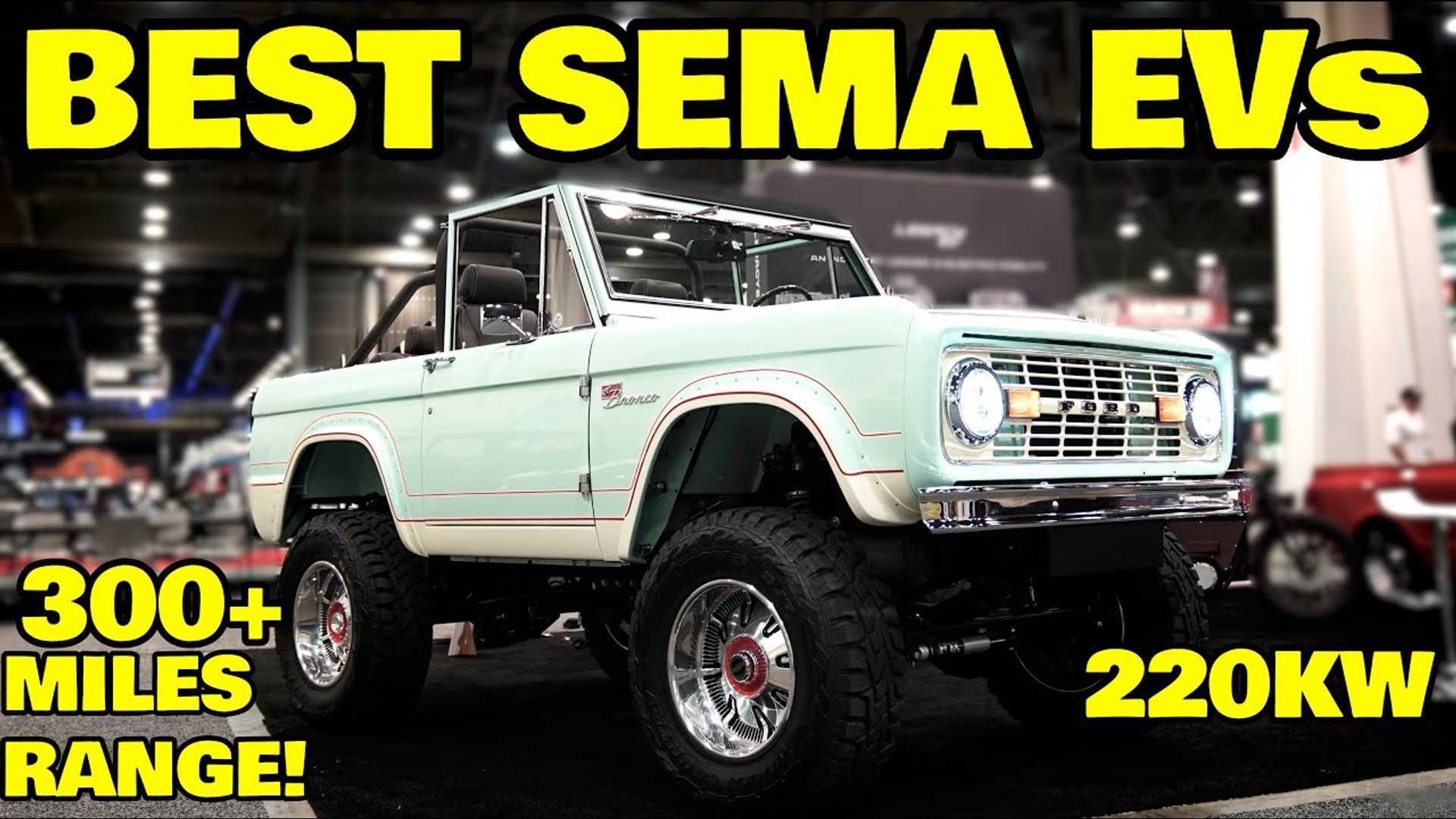 Rich Rebuilds Finds The Craziest EV Conversions At SEMA 2021