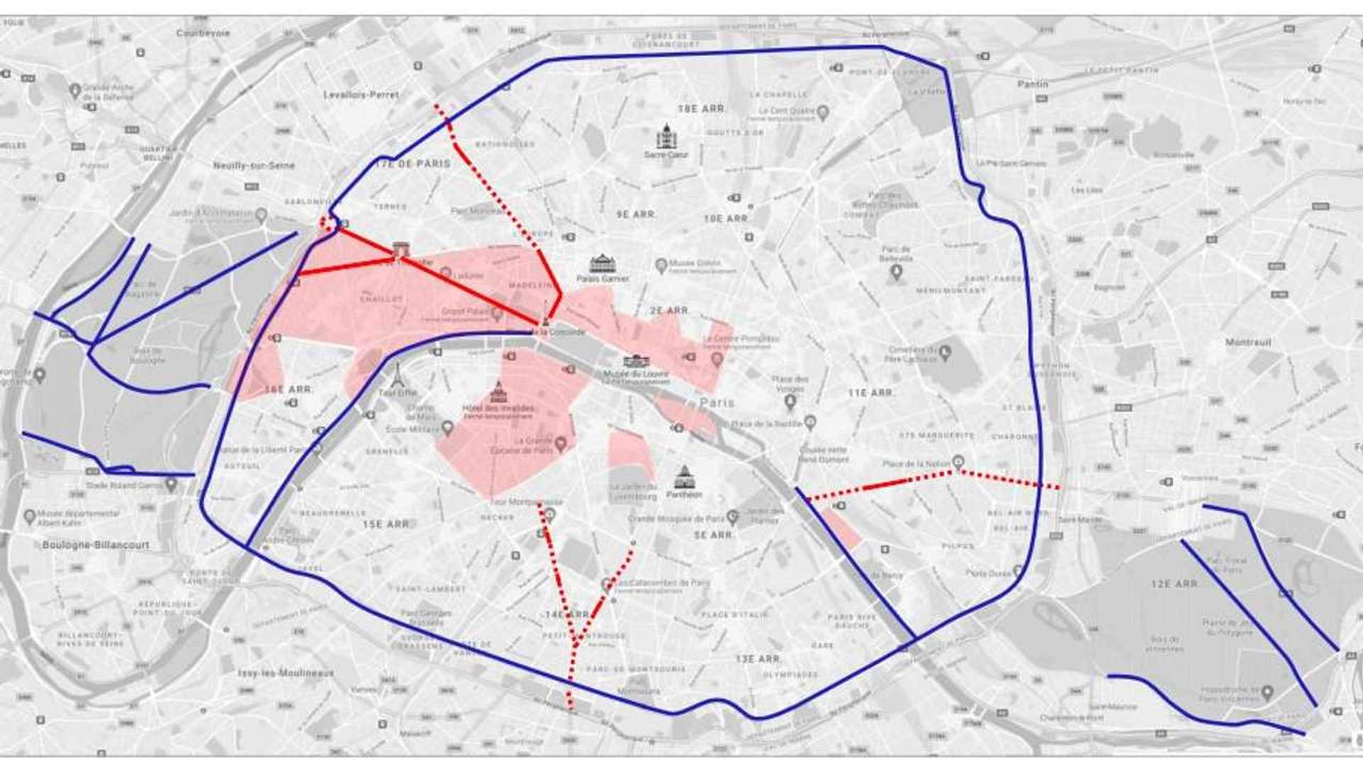 Carte Des Radars Paris