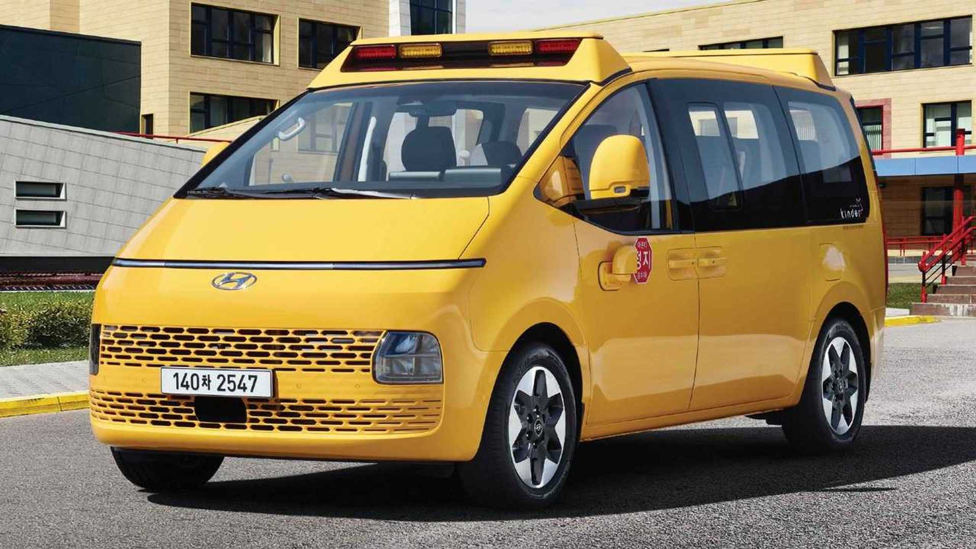 Hyundai Staria Kinder é a verdadeira perua escolar do futuro