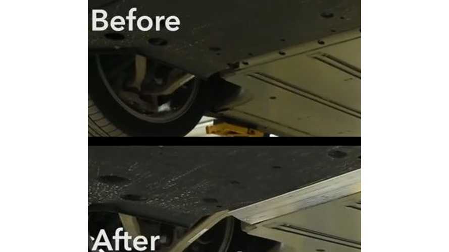 Tesla Model S Underbody Shields Installed - Consumer Reports Video