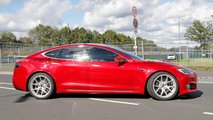 New detailed images of Tesla Model S P100D+ Plaid surface