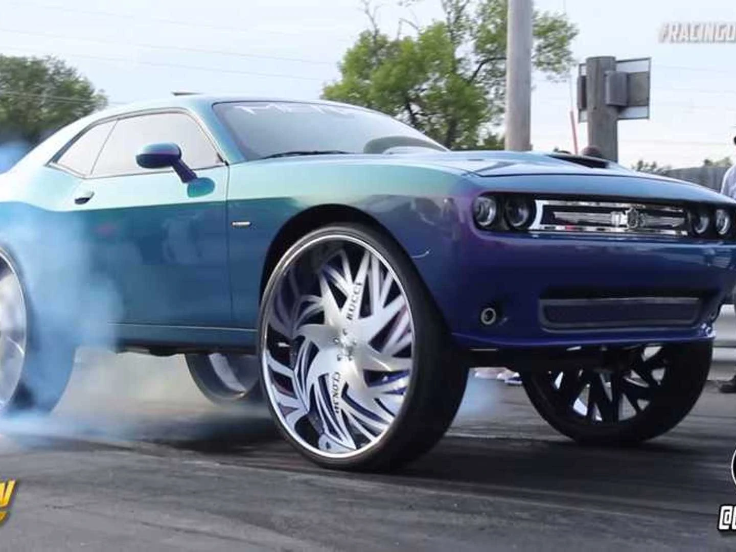 Lamborghini With Big Rims