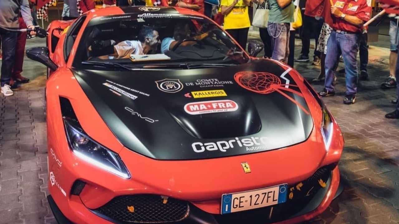 Da Roma e Capo Nord in 2 giorni, il record con Ferrari è italiano