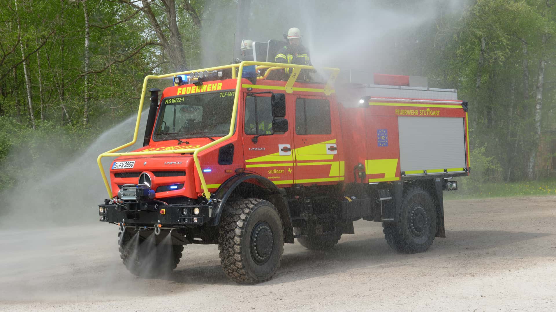 In Germania il Mercedes Unimog si arruola con i Vigili del Fuoco