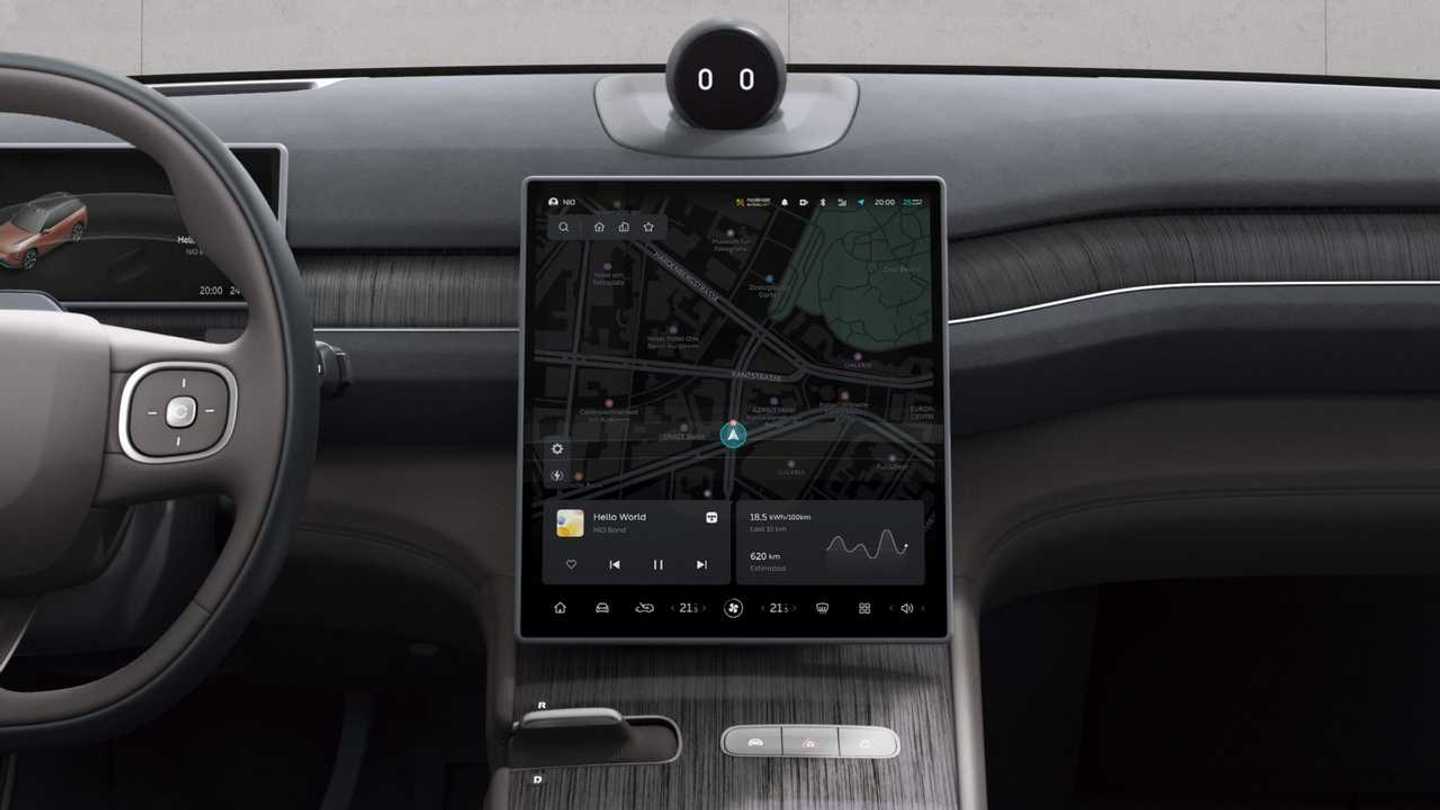 NIO EL7, interni, informazioni, autonomia, motori, battery swap