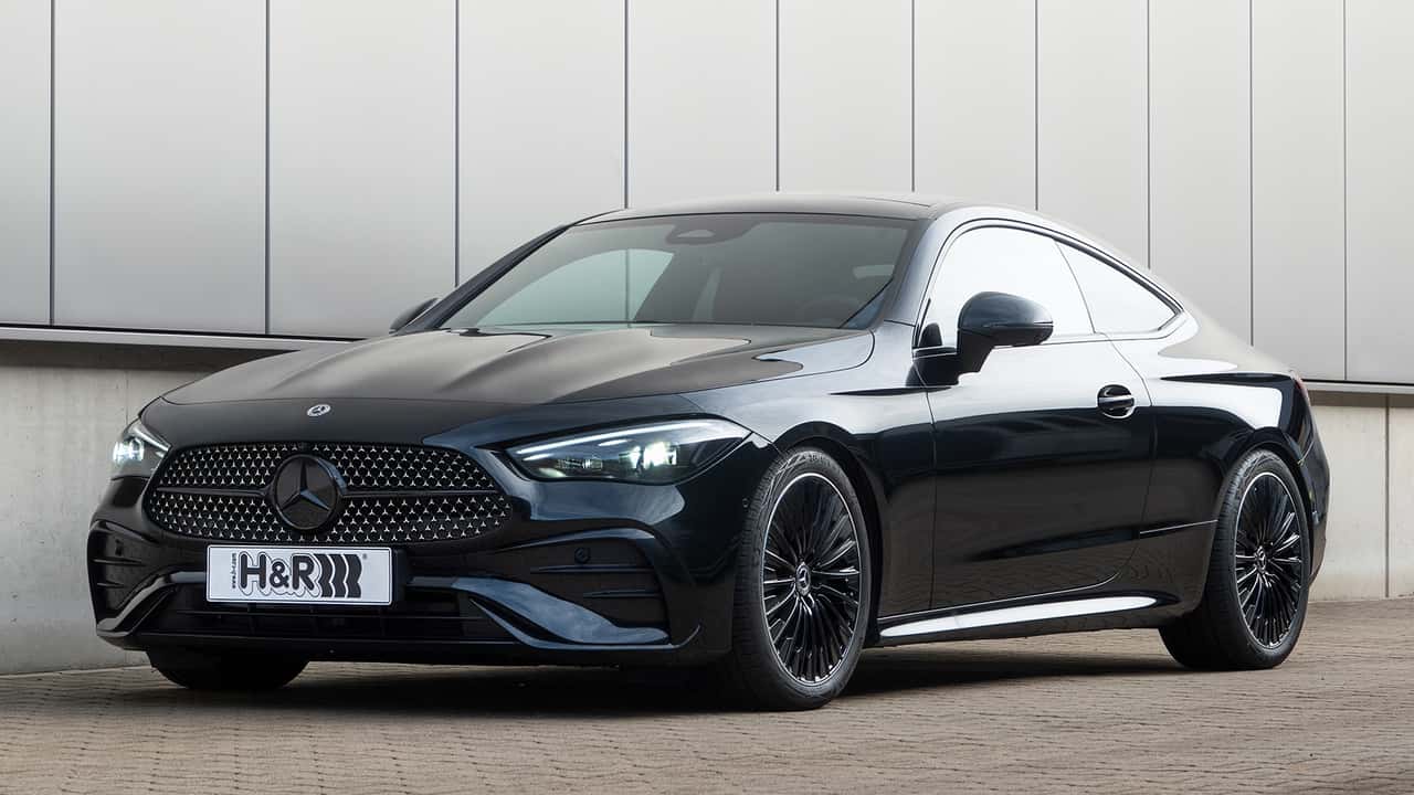 Casual schick: Das Mercedes CLE Coupé mit H&R-Sportfedern