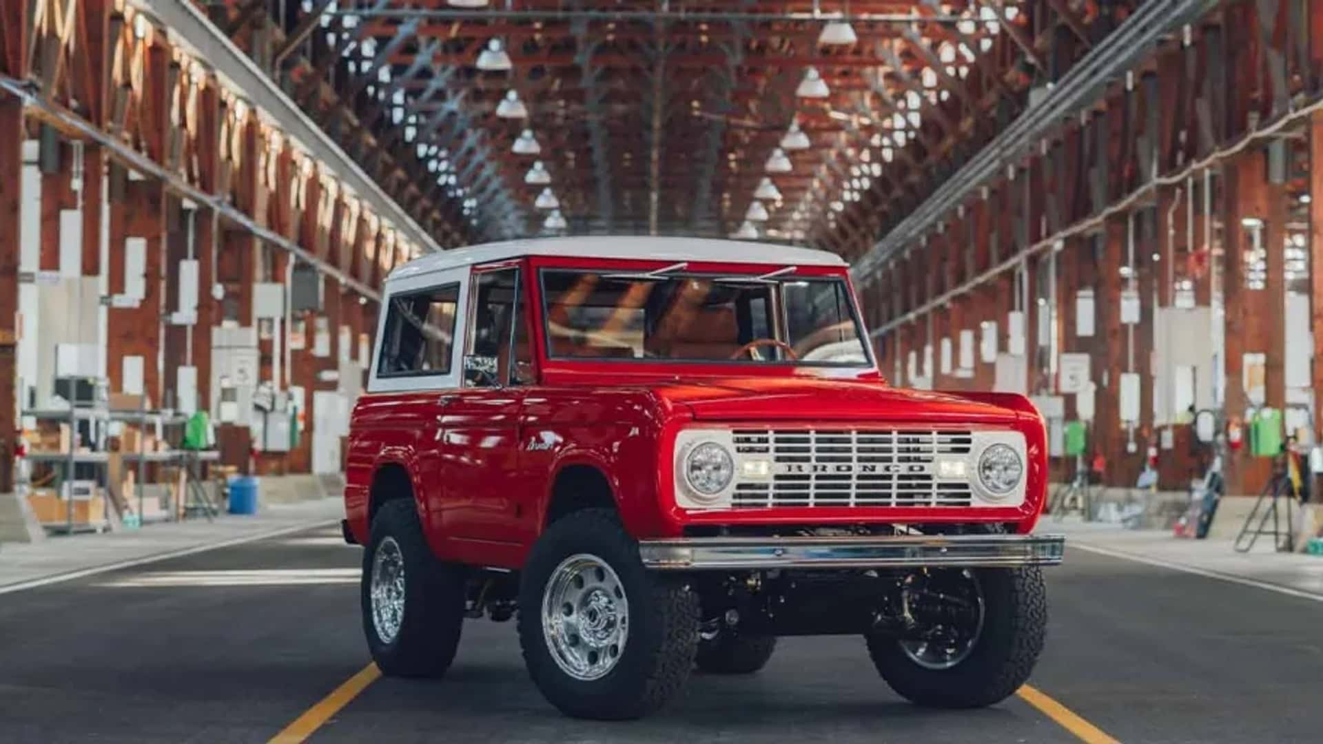 Bronco with tesla engine store