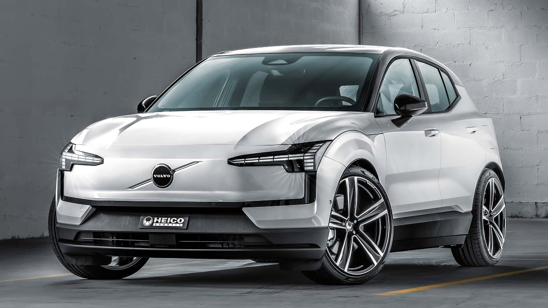 Volvo EX30 (2024) mit Optik-Tuning von Heico Sportiv