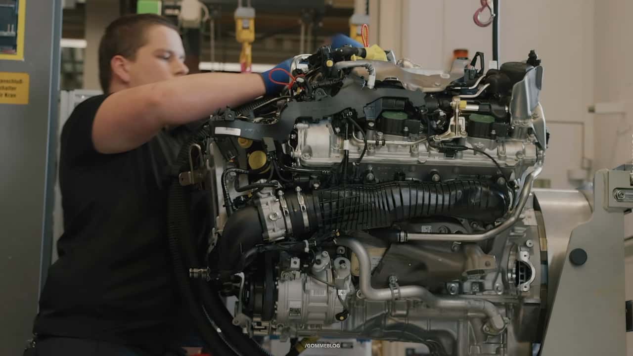 Here's How AMG's Legendary V-8 Comes Together at the Factory