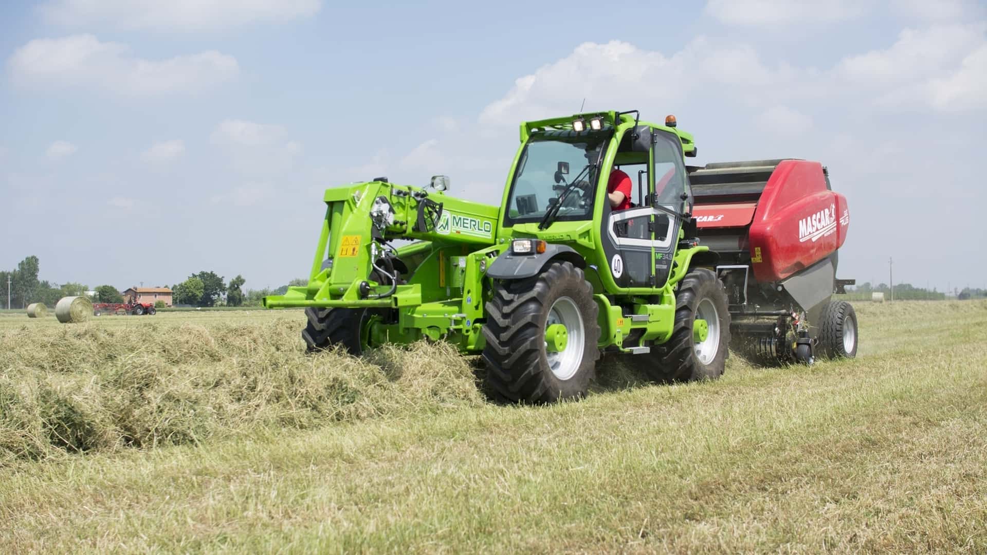 Merlo Multifarmer: sollevatori telescopici in fienagione