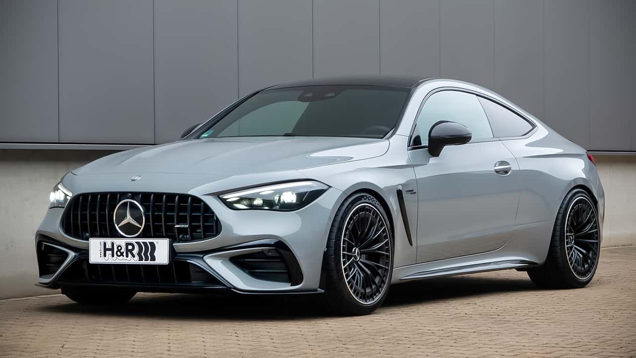 H&R Tieferlegungsfedern veredeln den Mercedes CLE 53 AMG