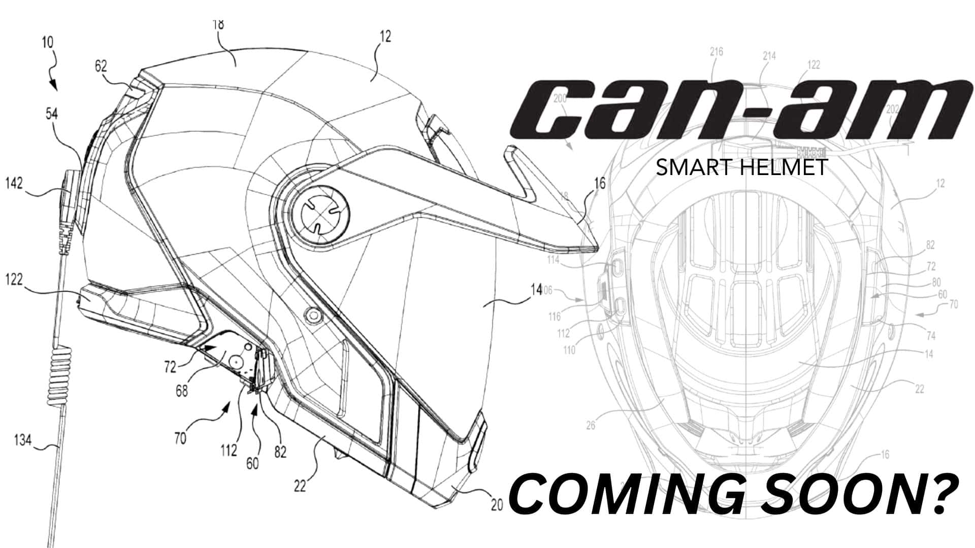 Can-Am’s Working On A New Helmet, Gets Comms, Lights, and Heated Visor