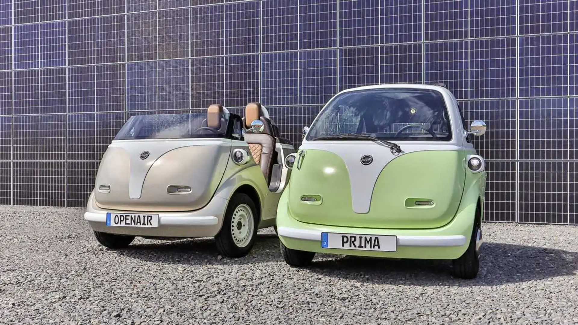 Microcarro elétrico estreia com visual retrô e inspirado no Romi-Isetta