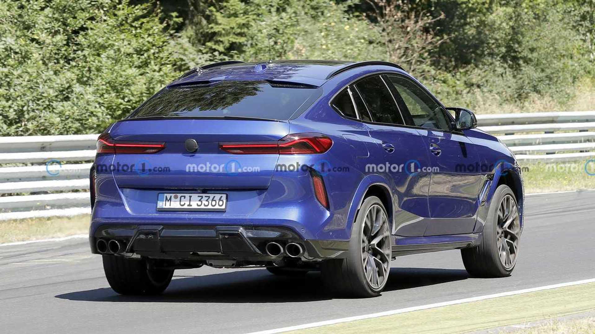 BMW X6 restyling, le foto spia della M da oltre 600 CV