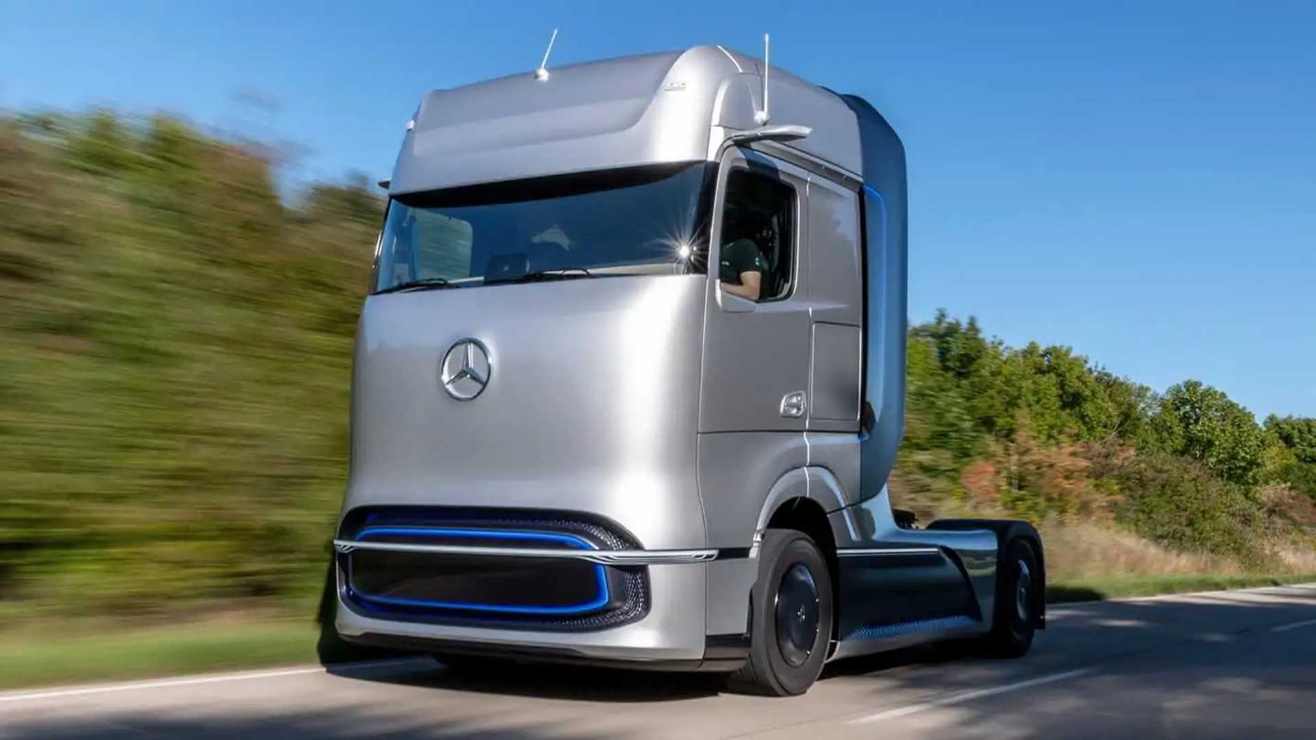 Mercedes GenH2 Truck: Wasserstoff-Lkw mit 1.000 km Reichweite
