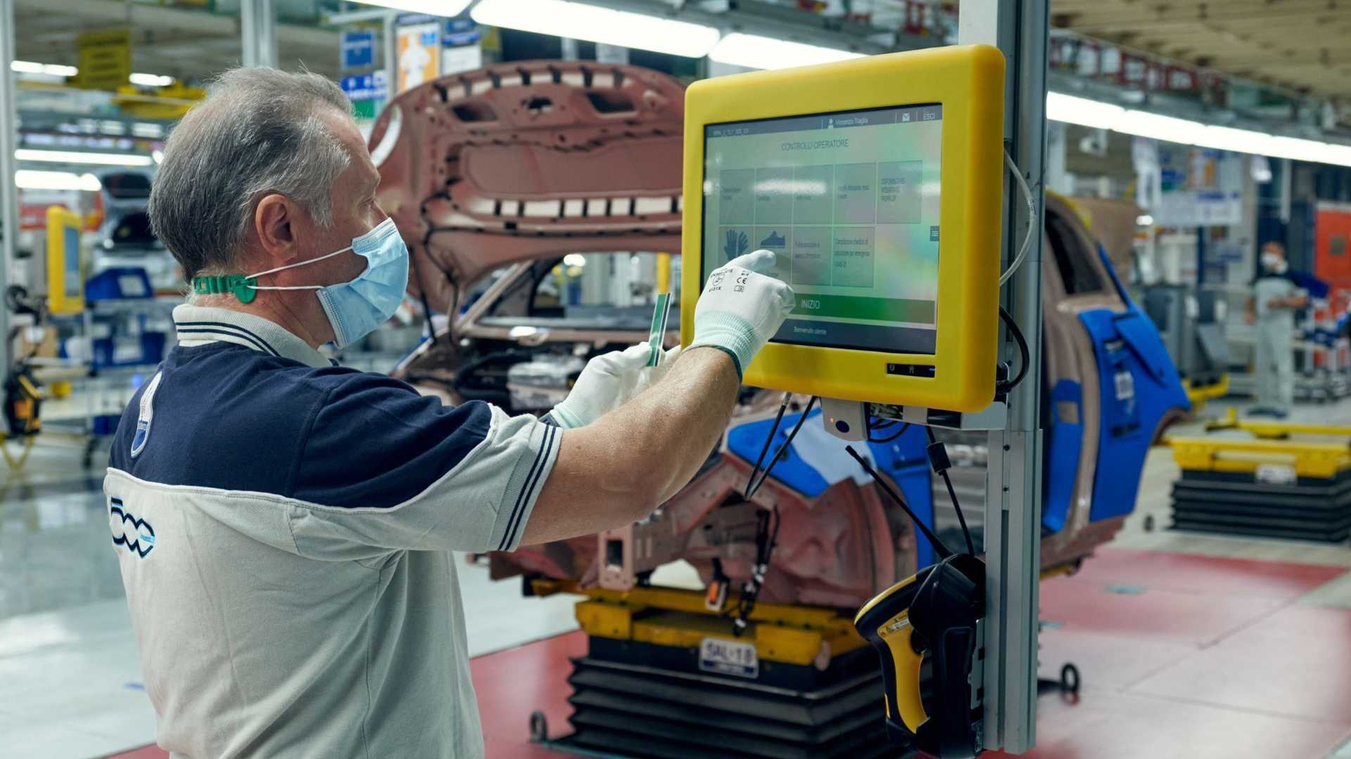 Fiat Shows Production Line Of The New 500 Electric