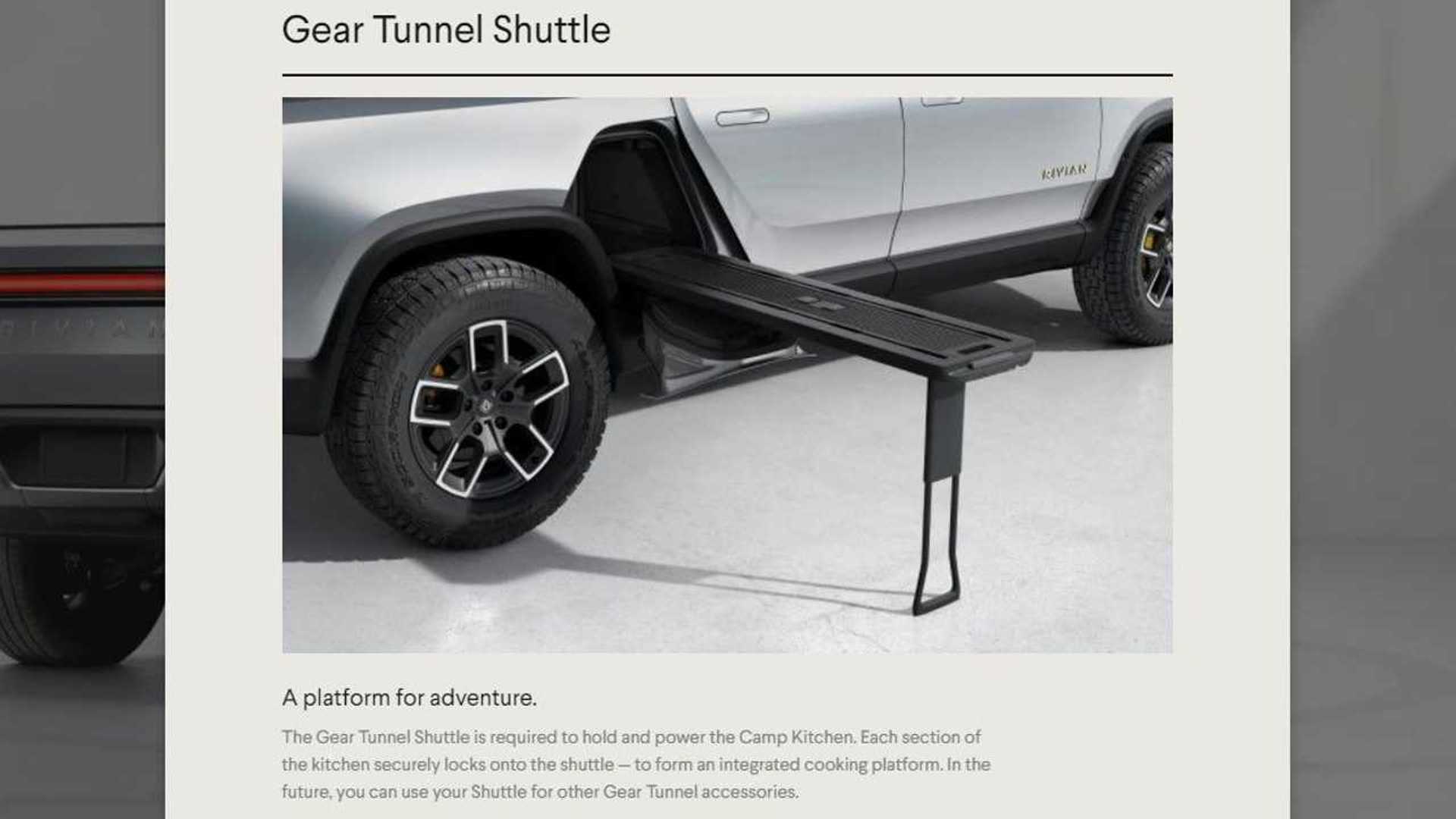 Check Out The Rivian R1T Camp Kitchen Up Close