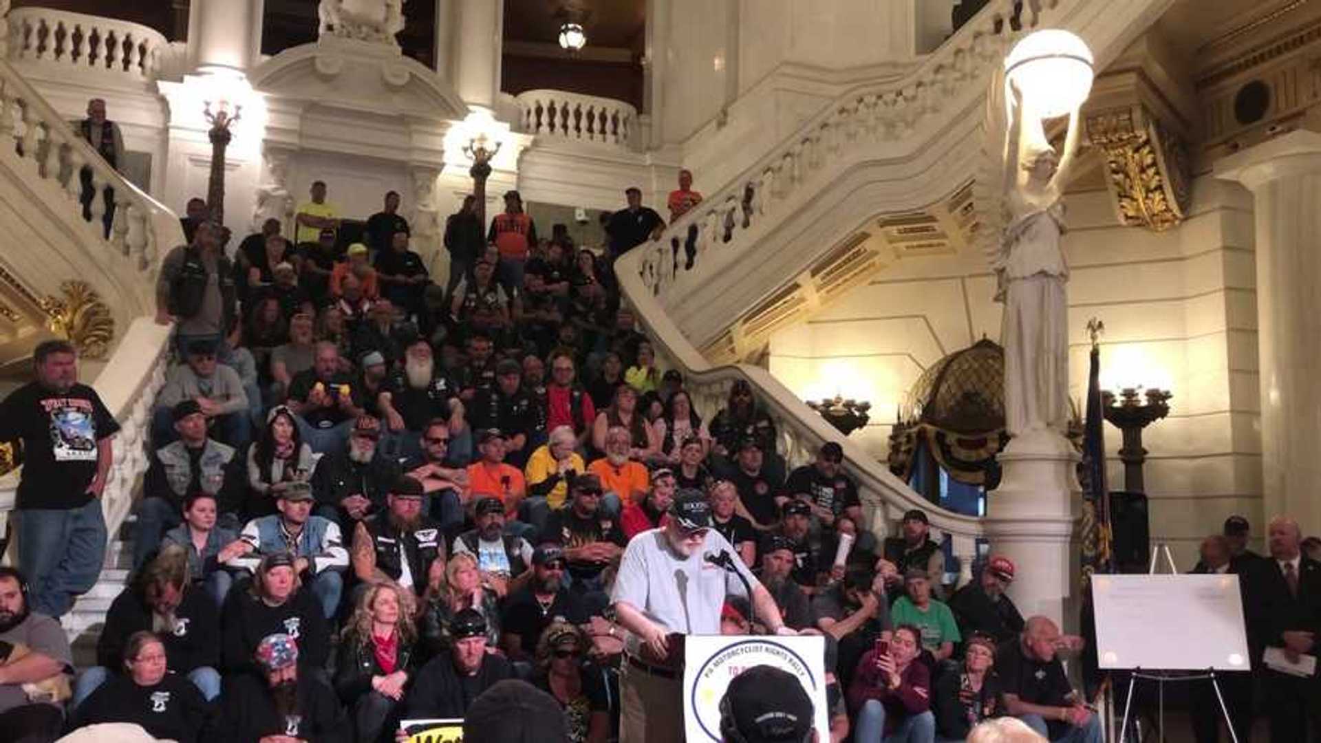 Pennsylvanians Rally For Bikers Rights