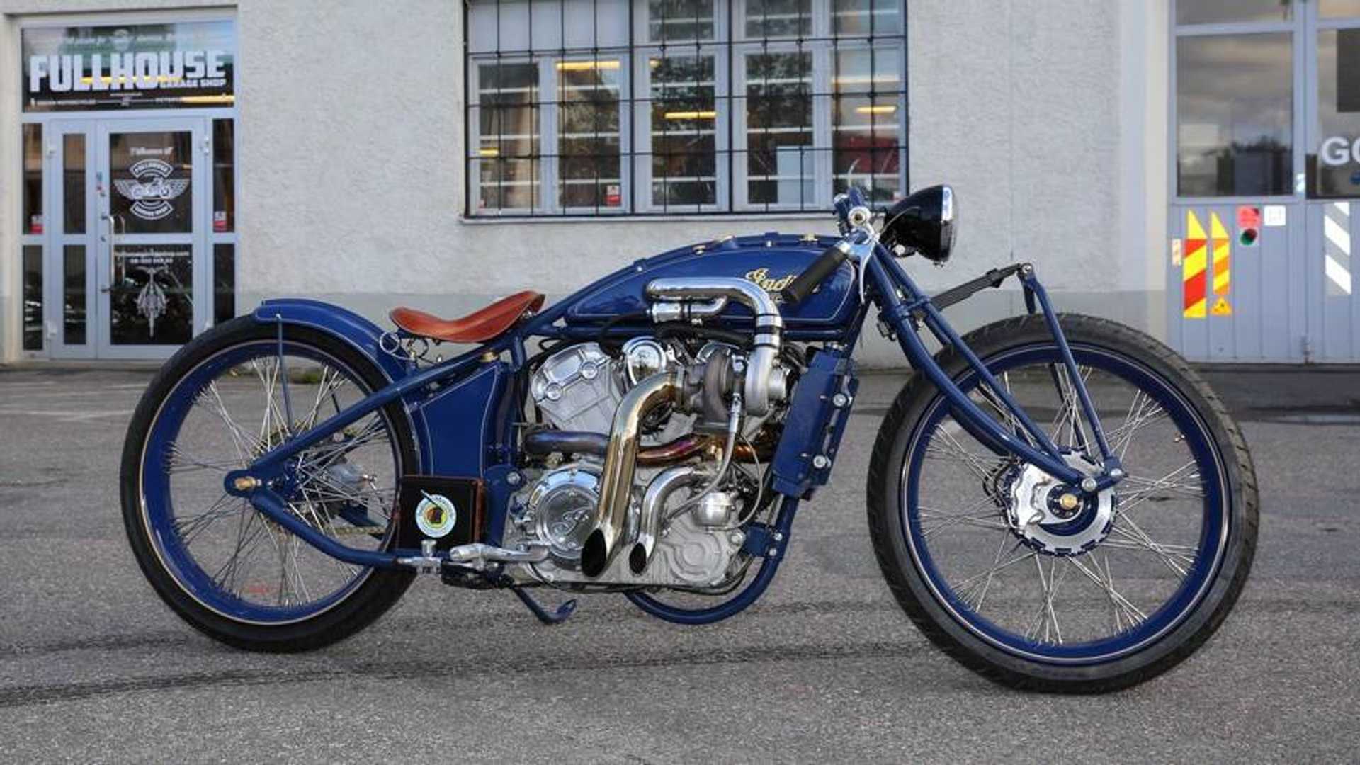 La increíble Indian Super Scout Turbo sueca