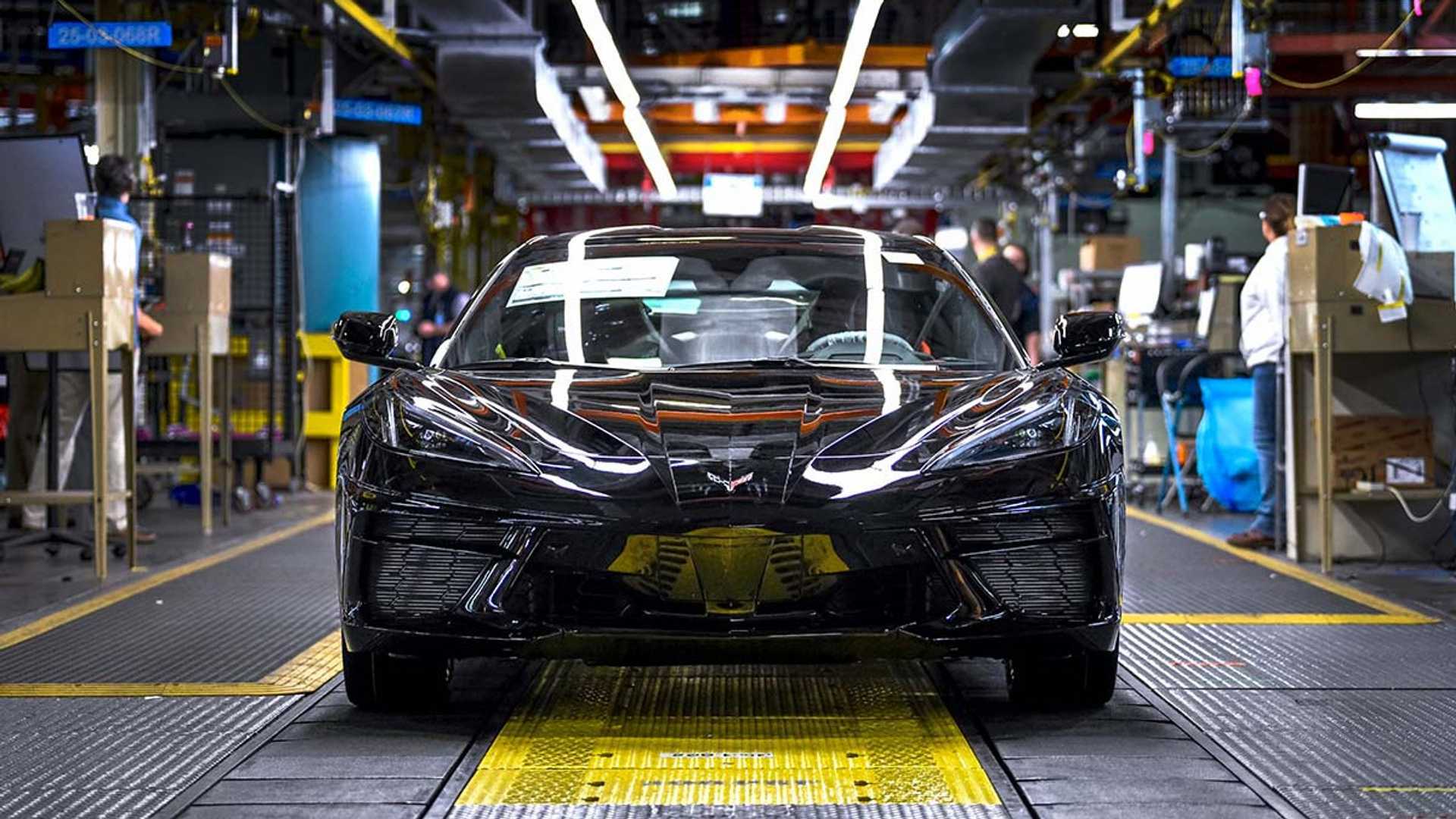 First Of The C8 Corvettes Roll Off Production Line | Motorious