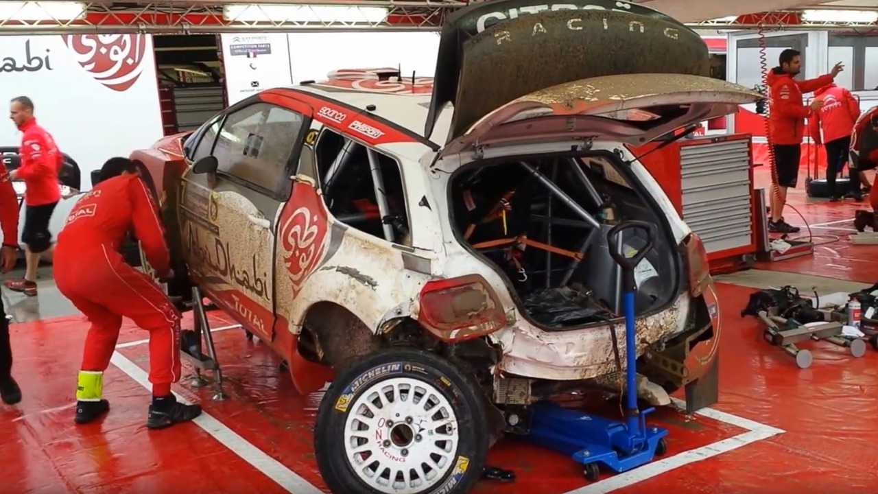Watch a wrecked Citroen rally car be rebuilt in just 30 minutes