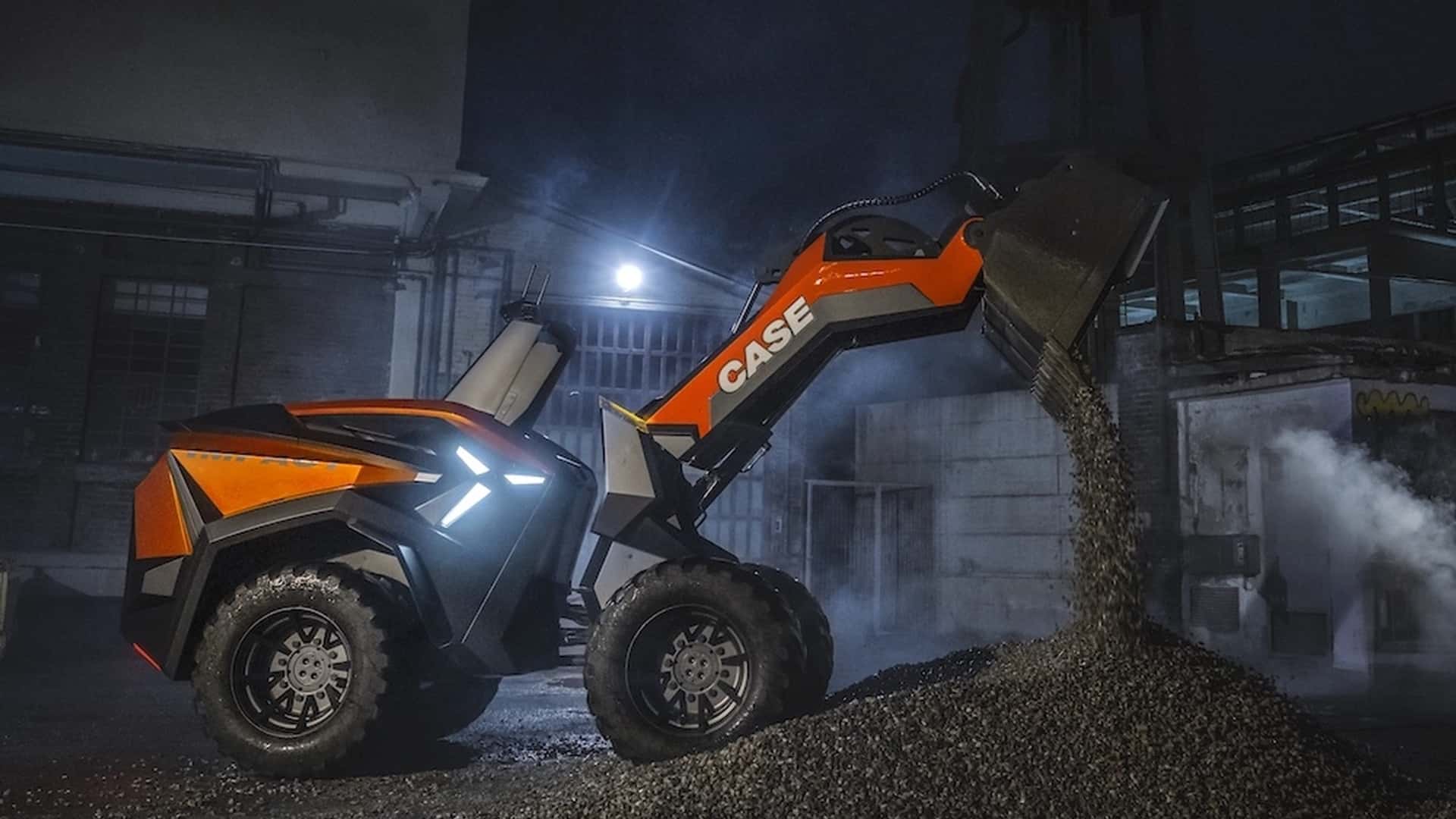 Case Impact: pala gommata elettrica e senza cabina