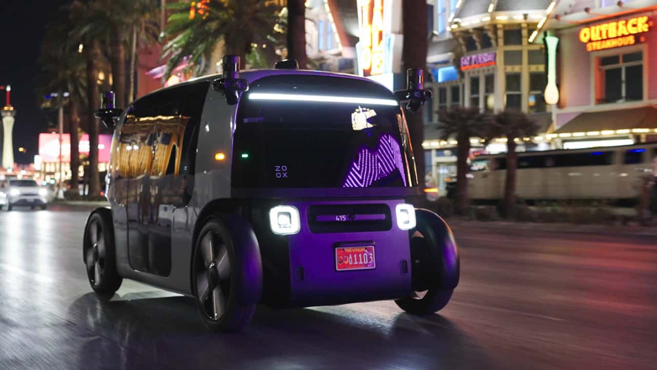 Amazon’s Zoox Robotaxi Goes Live In Las Vegas