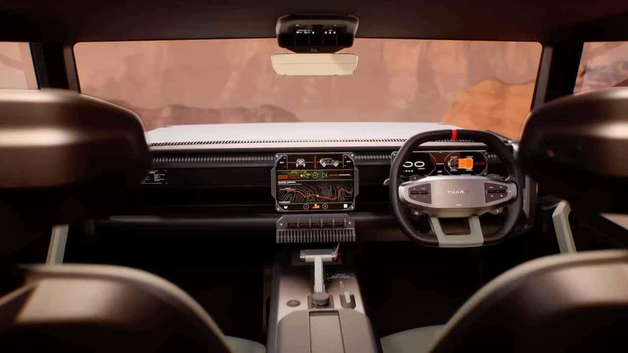 Mahindra Thar Interior