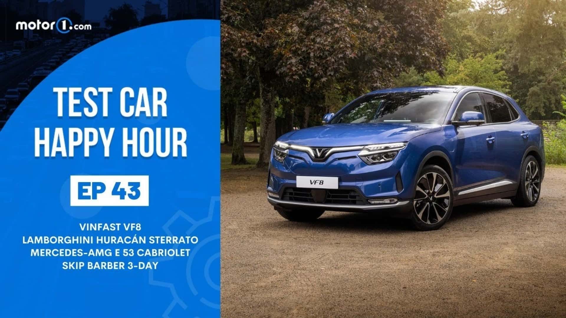 Vinfast VF8, Lamborghini Huracan Sterrato, Skip Barber, Mercedes E53 ...
