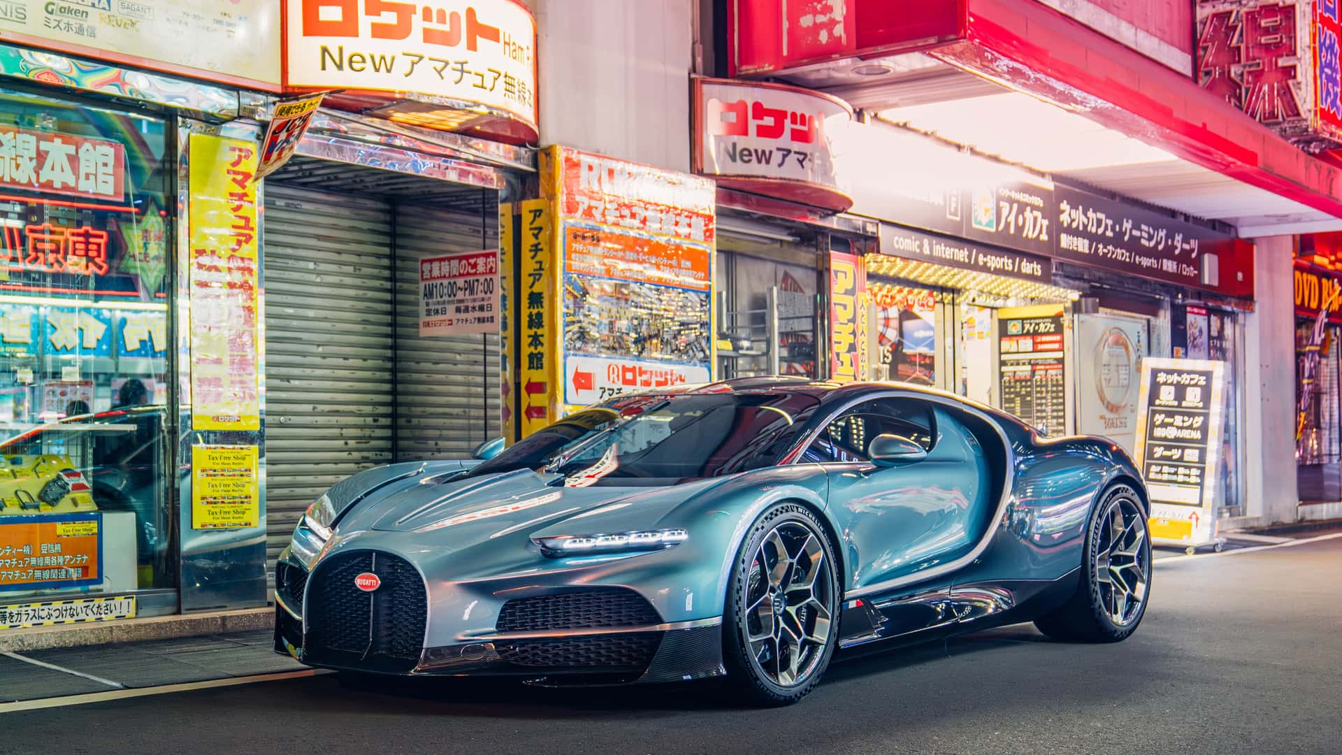 La Bugatti Tourbillon ha girato il Giappone e ci sono foto meravigliose