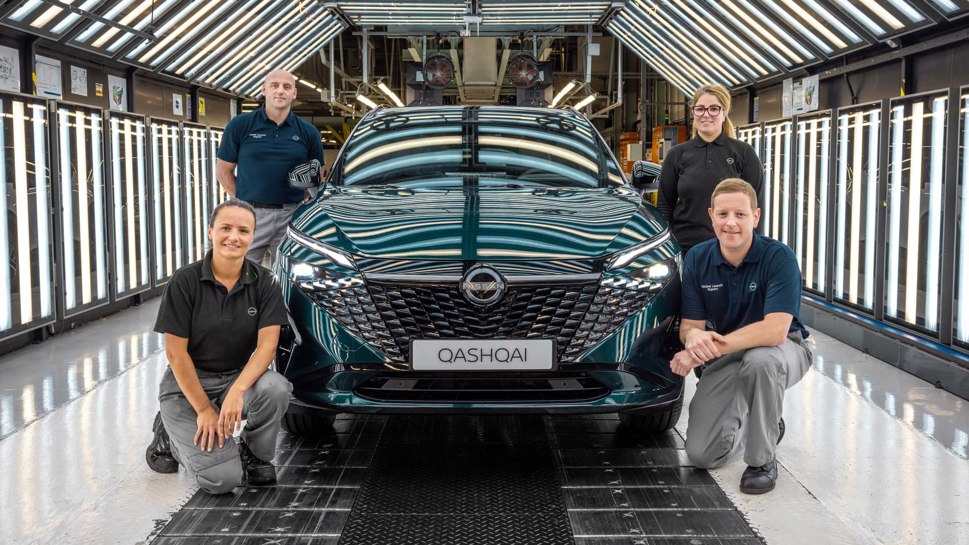 Nissan's updated Qashqai hits production line in Sunderland