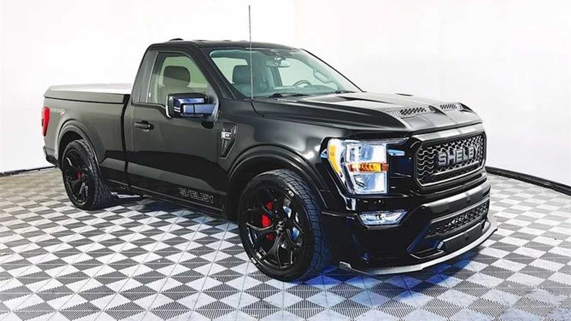 Check The Spec: A 775HP Single-Cab Short Bed 2021 Ford F-150 Shelby ...