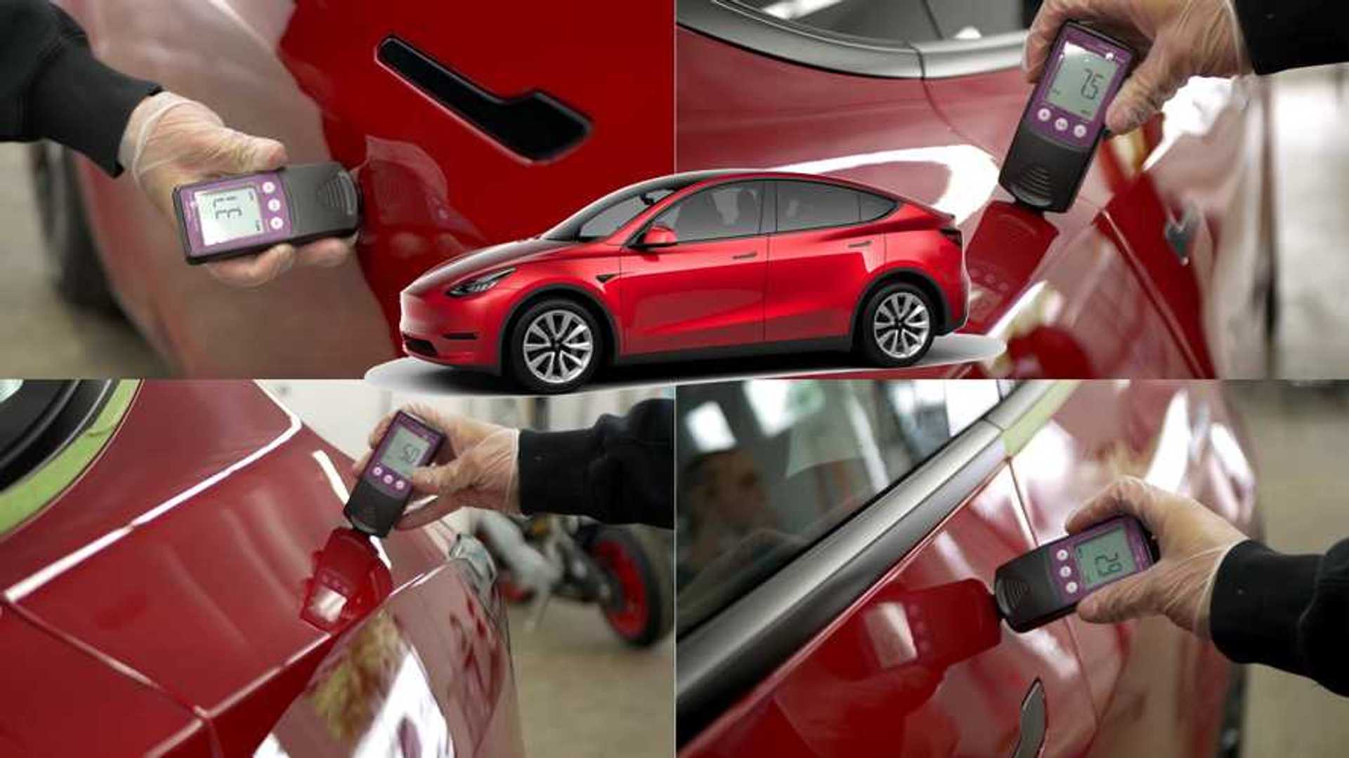 Detailers Show Tesla Model Y Paint Is As Thin And Defective As Model 3