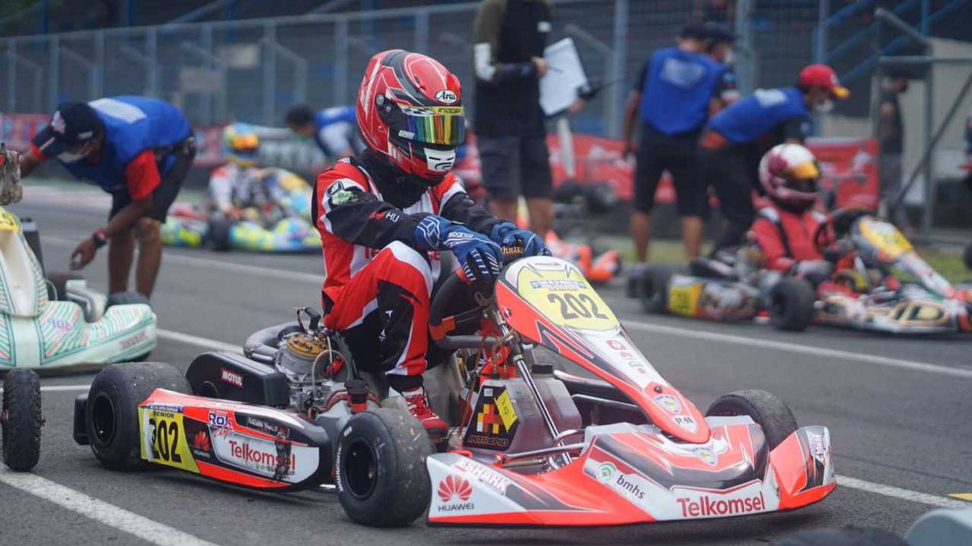 Razeen Thalib, Balapan Karting Baru Setahun tapi Sudah Bisa Juara