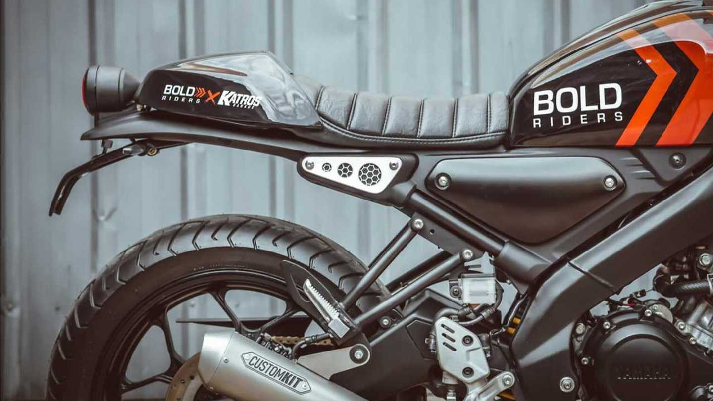 Check Out This Baby Cafe Racer Yamaha XSR155 From Indonesia