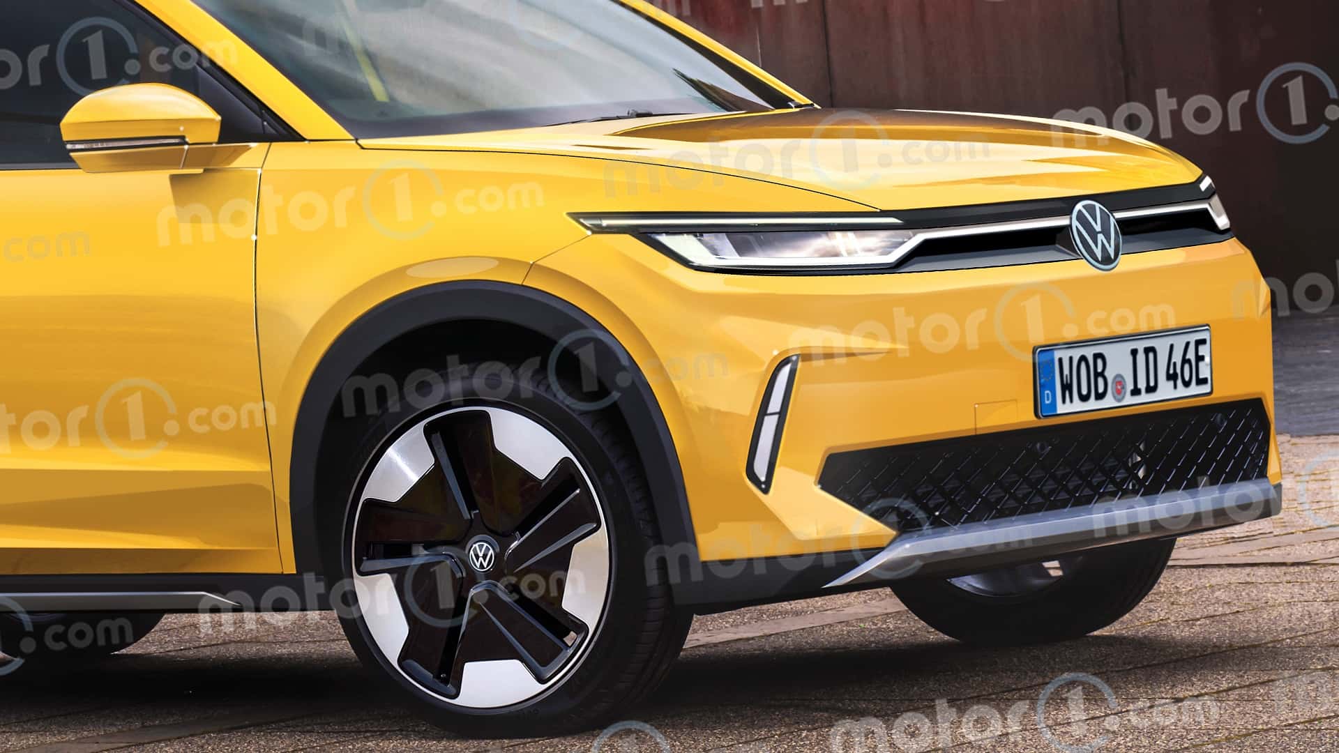 Volkswagen ID.2 X (2026) im Rendering von Motor1.com
