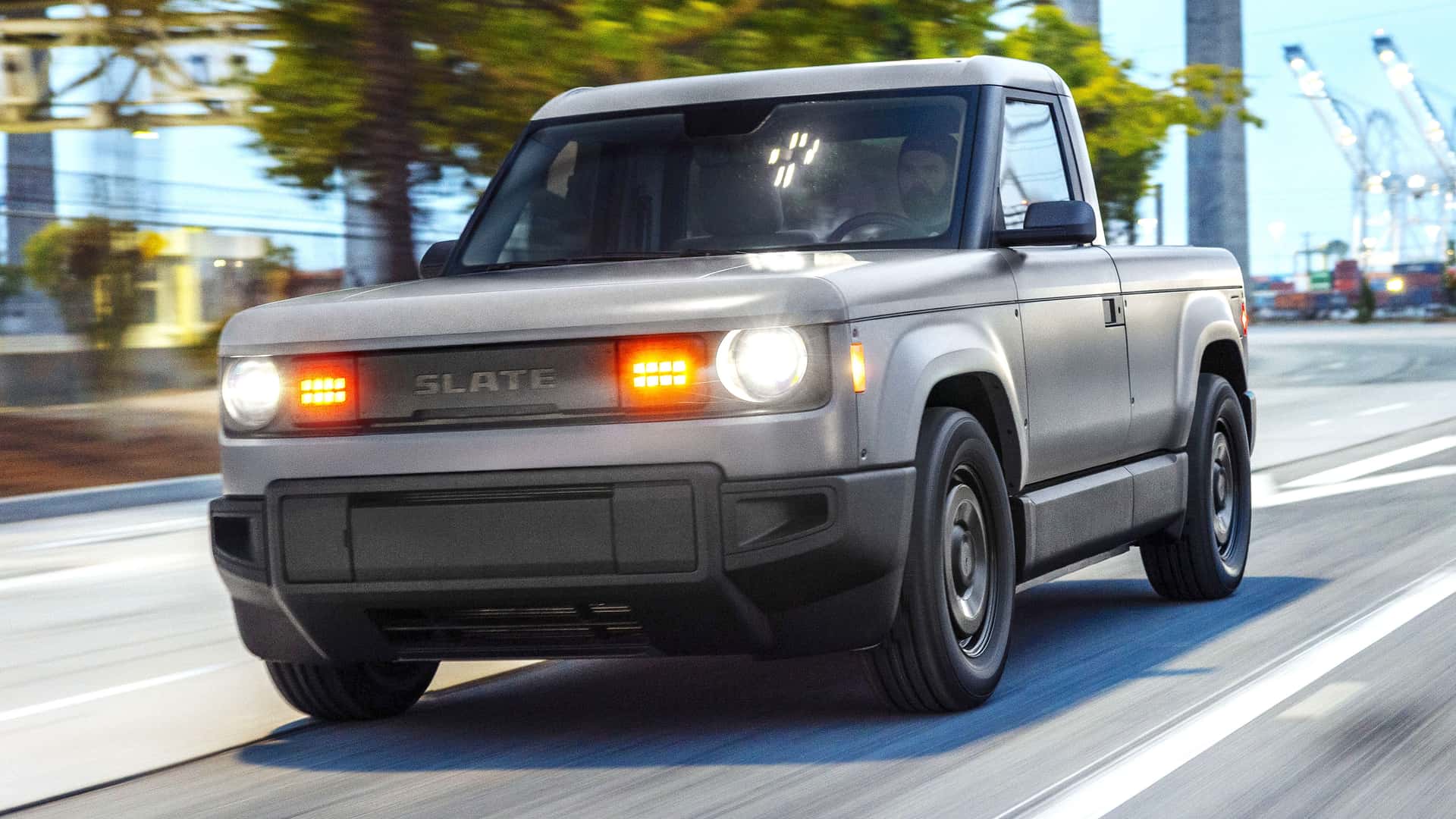Le pick-up électrique de Jeff Bezos vu en direct