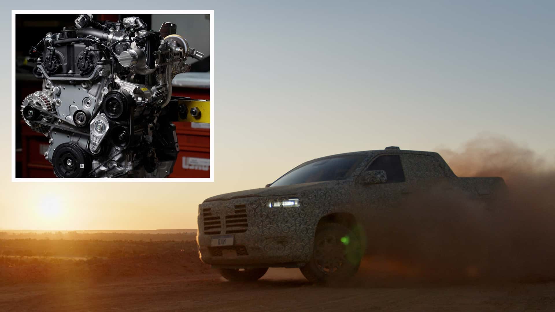 Ram confirmó el motor Hurricane 4 para su nueva pick-up fabricada en Brasil