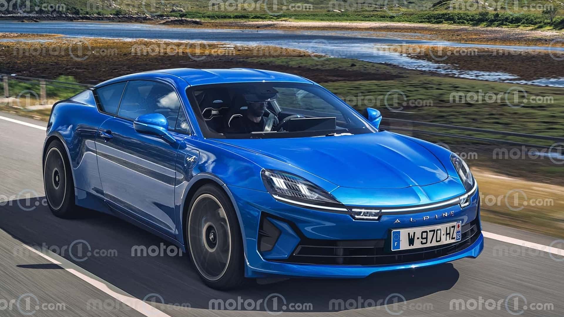 Alpine A310 als Rendering: So könnte das Elektro-Coupé aussehen