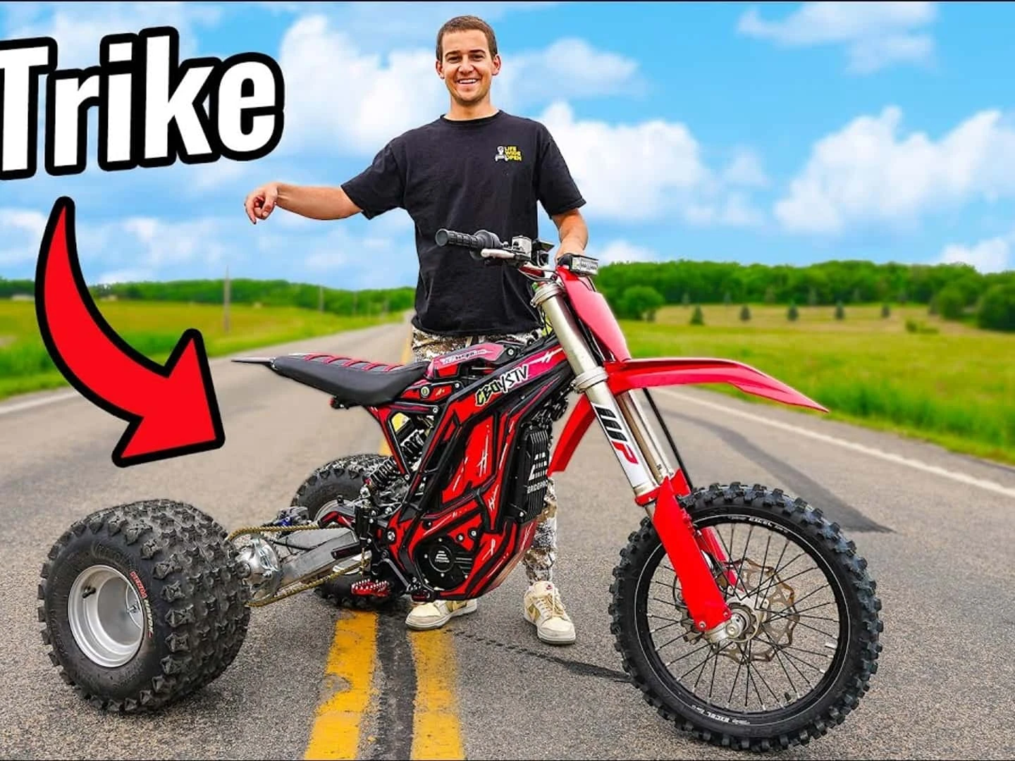 Watch This DIY Electric Three Wheeler Absolutely Shred Until It Breaks
