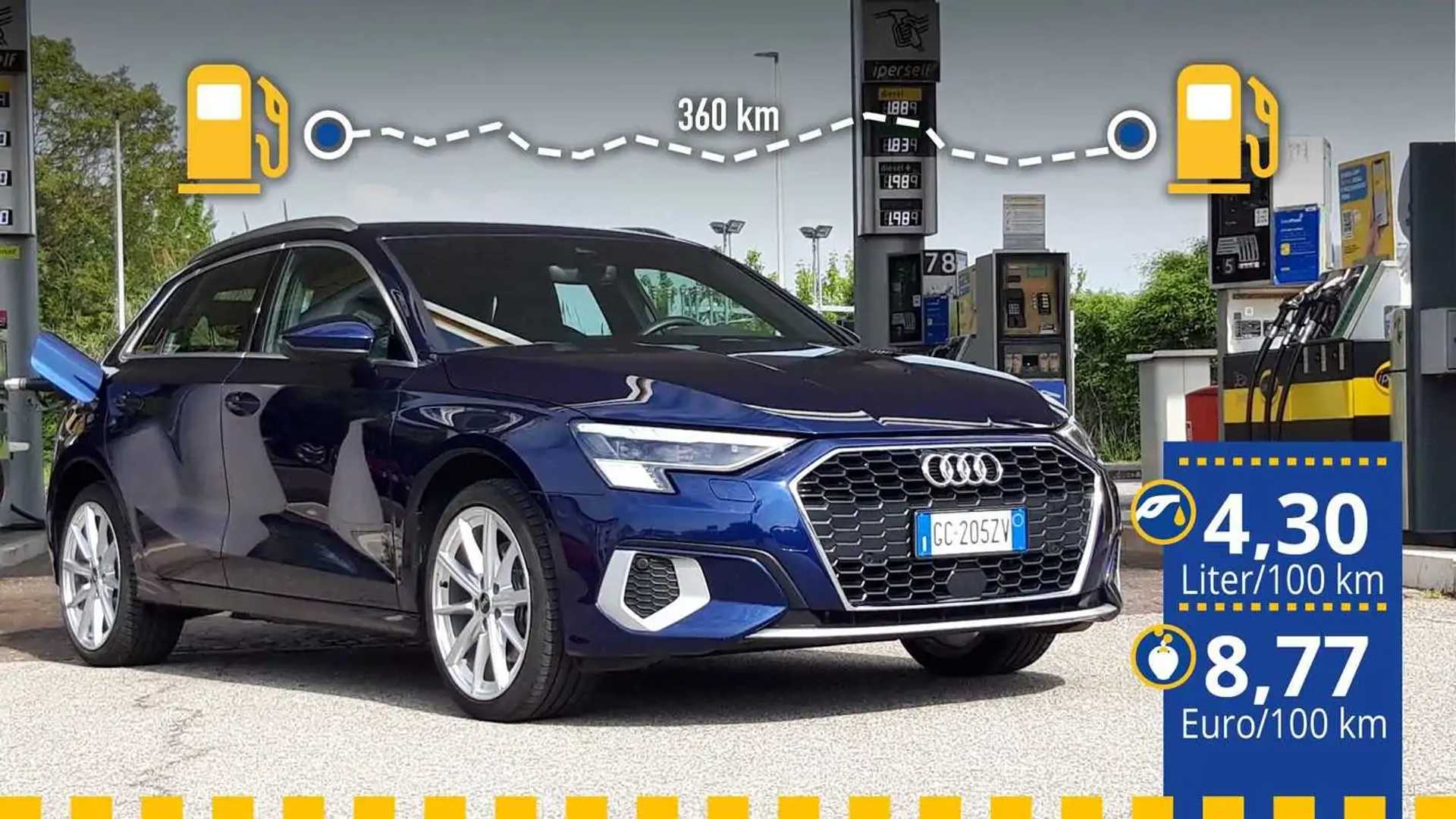 Tats chlicher Verbrauch Audi A3 Sportback 40 TFSI E Im Test Tats chlicher Verbrauch Audi A3 Sportback 40 TFSI E Im Test
