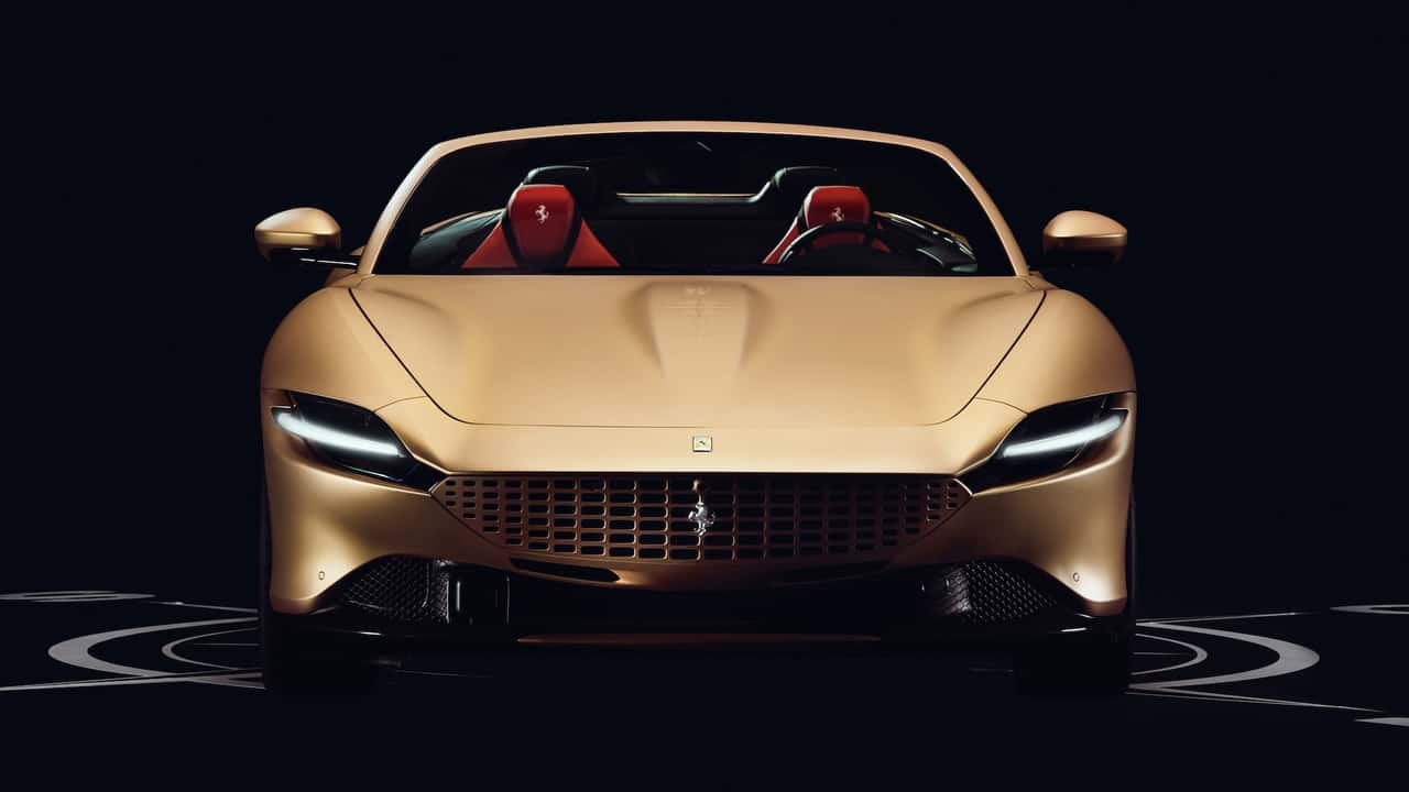 The most special Ferrari Roma ever has wooden details