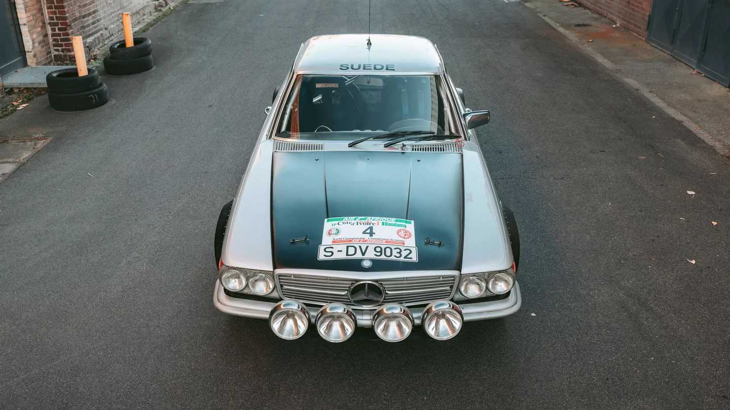 Auktion: Seltener 1979er Mercedes-Benz 450 SLC 5.0 "Rallyewagen"