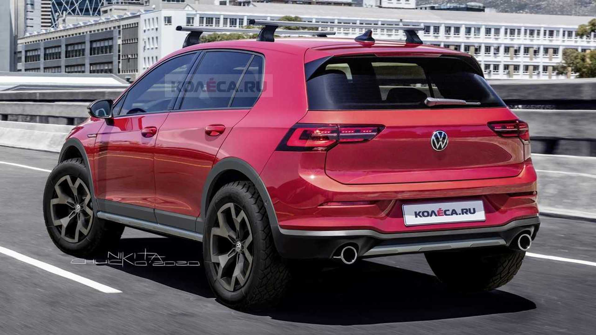 Volkswagen Golf 8'in crossover versiyonu nasıl görünürdü?
